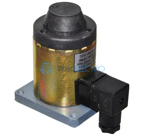 ЭМ25-70412 220В 50Гц с разъемом СЭ11-19 электромагнит купить недорого с ...